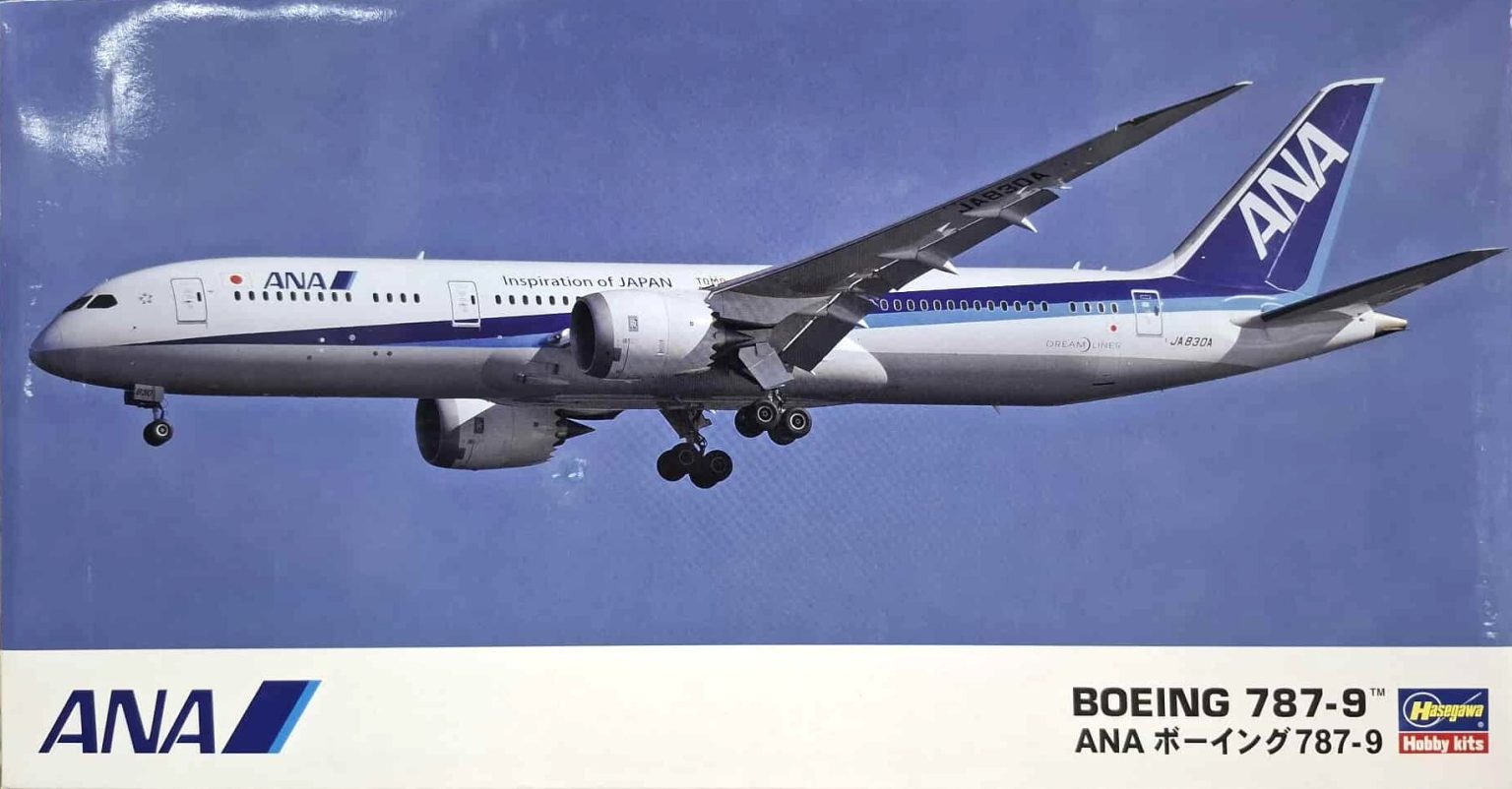 Hasegawa 1:200th scale Aircraft – Boeing ANA B787-9 – H10721 – Mr Models