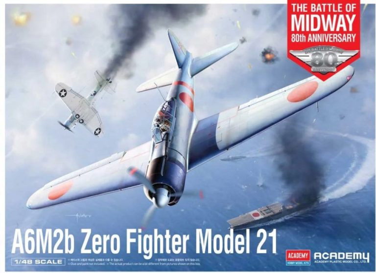Academy 1:48th scale Aircraft – Mitsubishi A6M2b Zero Fighter Model 21 ...