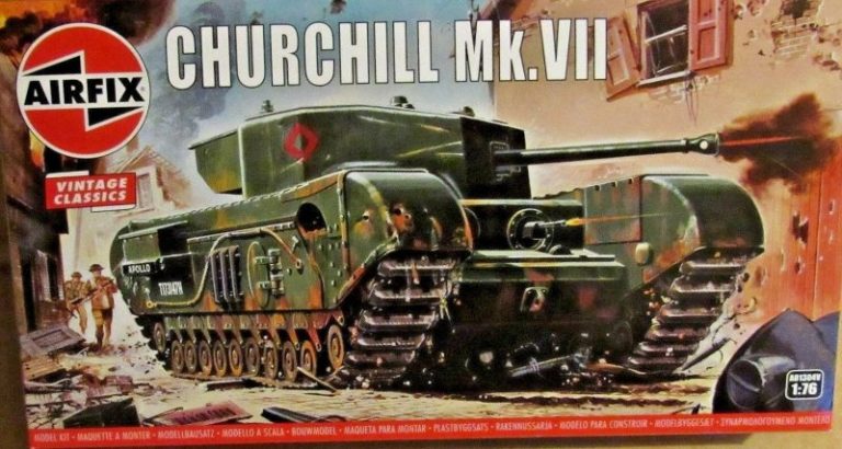Airfix 1:76th scale Military Churchill MK-VII Tank – Mr Models