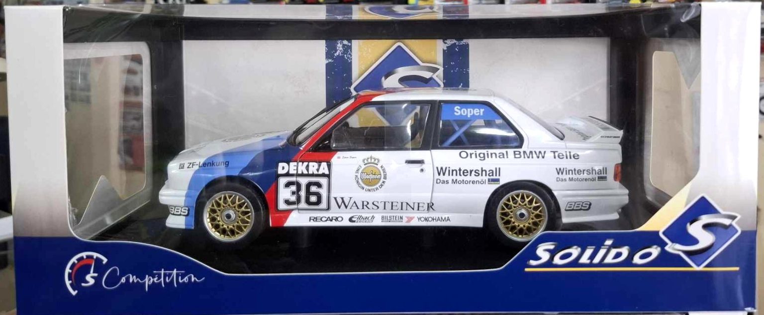 Solido 1:18th scale Diecast – BMW E30 #36 Soper DTM 1989 – #1801524 ...