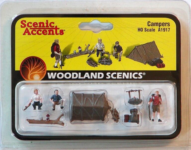 Ho Scale People Woodland Scenics Sitting Figures - Set Of 6 Hand ...