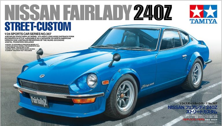 Tamiya 1:24th scale Vehicle – NISSAN FAIRLADY 240Z STREET-CUSTOM ...