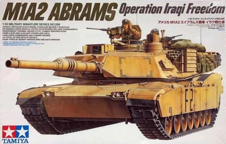 Tamiya 1:35th scale Military – US American M1A2 Abrams OIF – 35269 – Mr ...