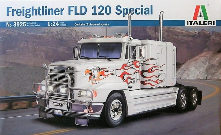 Italeri Trailer Kit 1:24th scale – FREIGHTLINER FLD 120 SPECIAL – 3925 ...