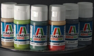 Italeri Acrylic Paint set, 6 different colours in 20ml Bottles – MTB ...