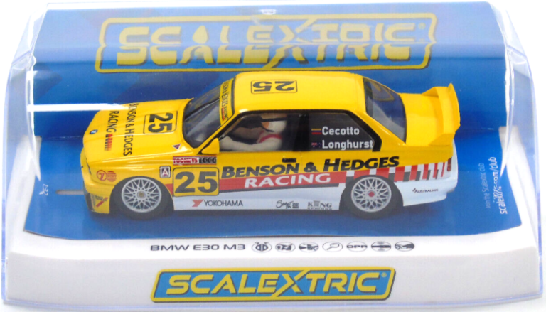 Scalextric Slot Cars 1:32nd scale – BMW E30 M3 Bathurst 1000 1992 ...