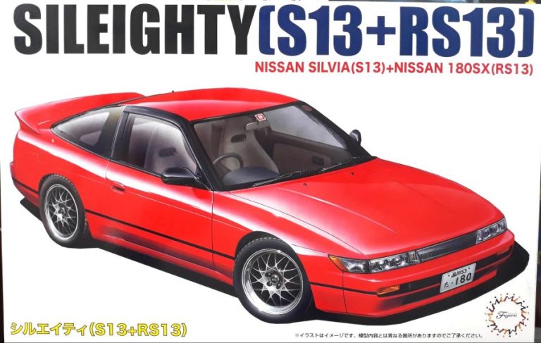 Fujimi 1:24th scale Vehicle – Nissan Silvia Sileighty S13 + RS13 ...