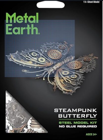Metal Earth 3D Metal Model Kits – Steampunk Butterfly – 5180 – Mr Models