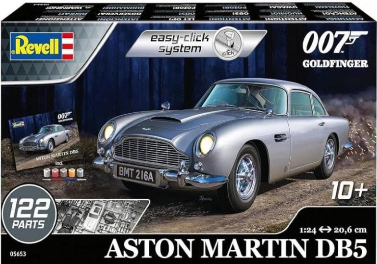 Revell 1:24th scale Vehicle – 007’s Aston Martin DB5 – #5653 – Mr Models