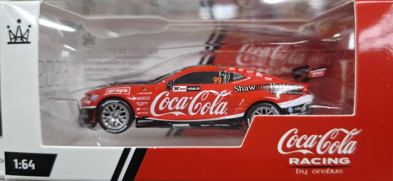 Authentic 1:64th scale Diecast – Coca-Cola Racing By Erebus #99 ...