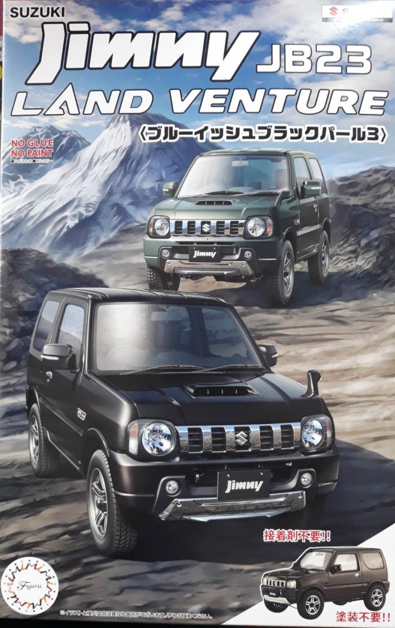 Fujimi 1:24th scale Vehicle – Suzuki Jimny JB23 (Rand Venture/Blueish ...