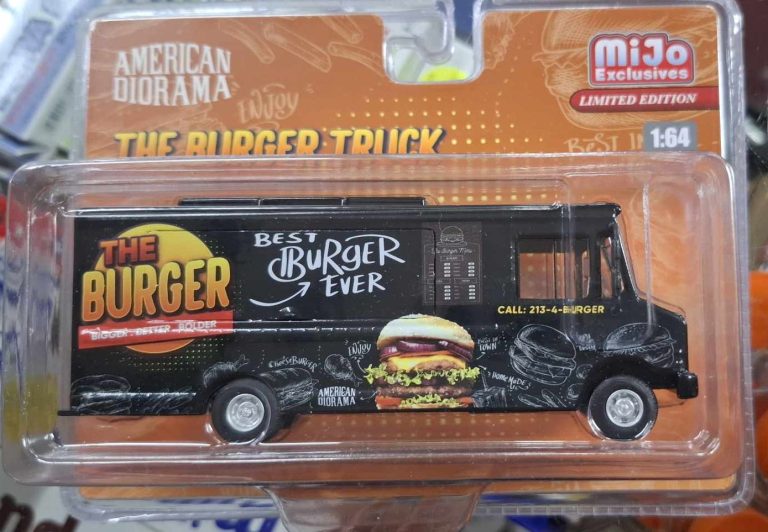 American Diorama 1:64th scale – Vehicle The Burger Truck – 70101 – Mr ...