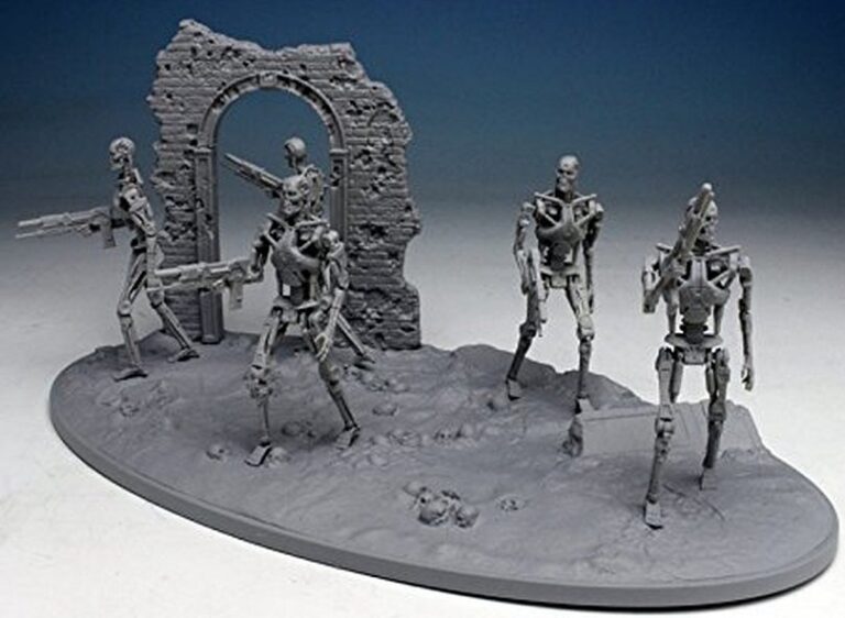 Pegasus Sci-fi kitset 1:32nd scale – Terminator 2 T800 Endoskeletons (5 ...