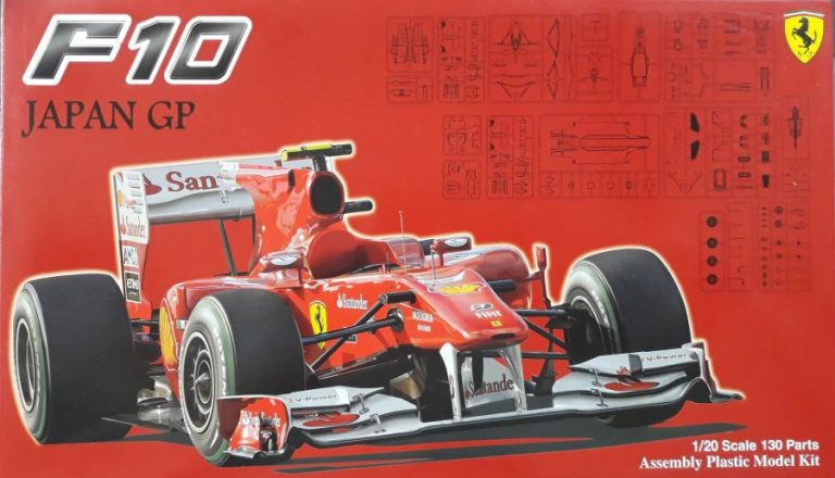 Fujimi 1:20th scale Vehicle – Ferrari F10 Formula 1 2010 – 90870 – Mr ...