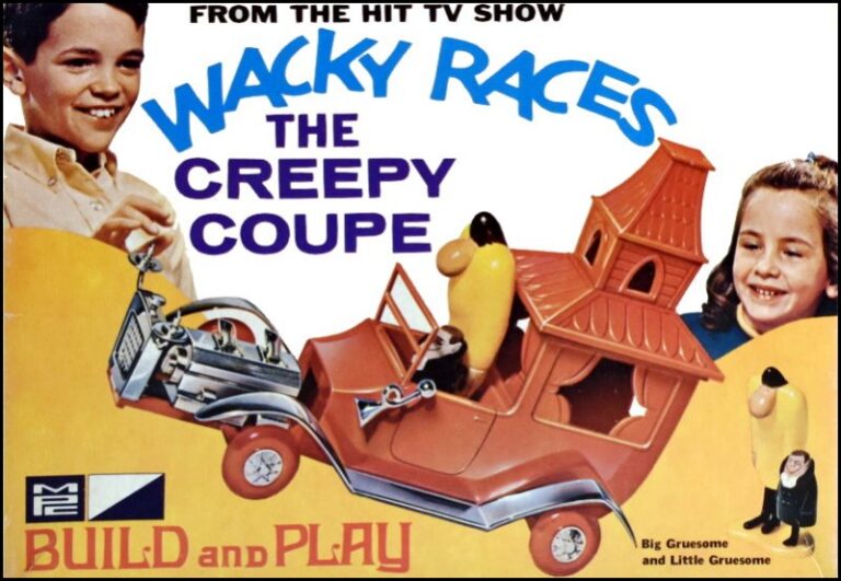 MPC 1:25th scale Vehicle kitset – Wacky Races – CREEPY COUPE (SNAP KIT ...