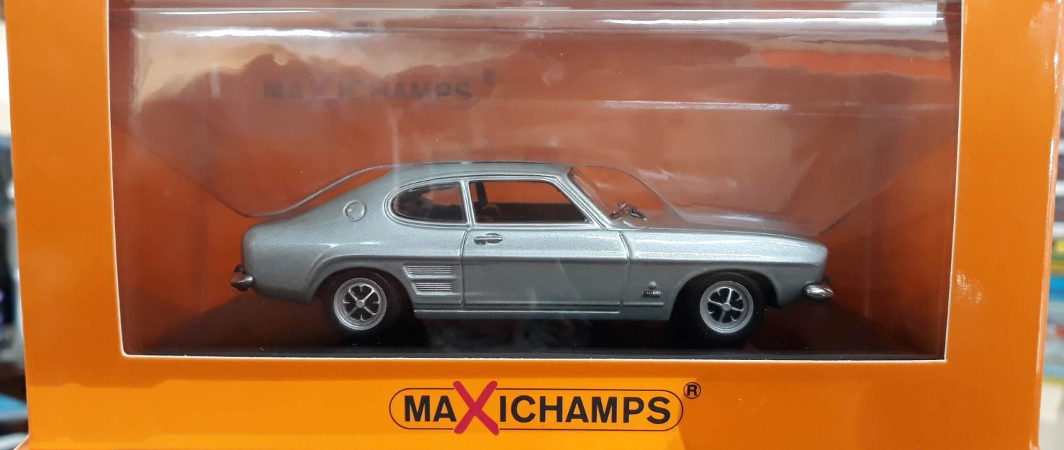 Minichamps 1:43rd Scale Diecast – Ford Capri 1969 Light Blue ...