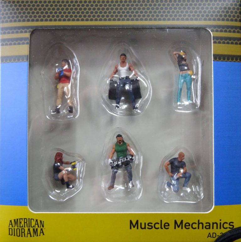 American Diorama 1:64th scale figures – Muscle Mechanics – AD2417 – Mr ...