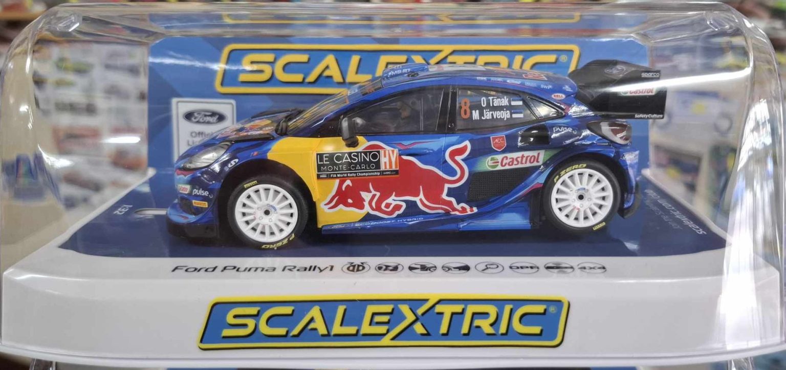 Scalextric 1:32nd scale slot car – Ford Puma Rally1 – Monte Carlo 2023 ...