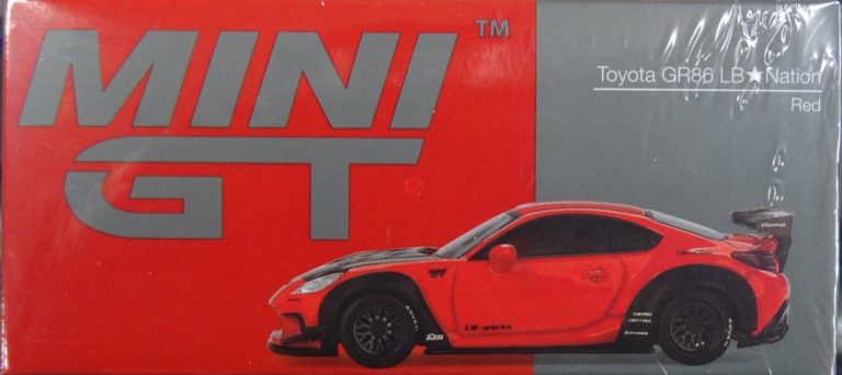 Mini GT 1:64th scale – Toyota GR86 LB-Nation – Red/Black – MGT0885-R ...