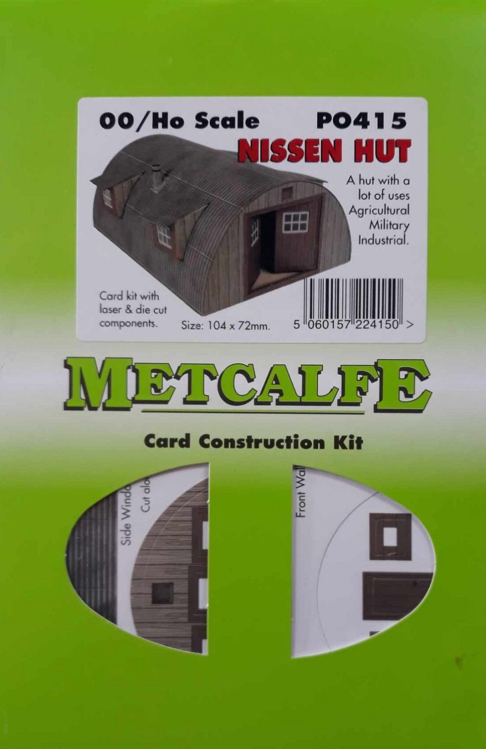 Metcalfe Building Kits – HO/00 Scale – Nissen Hut – #PO415 – Mr Models